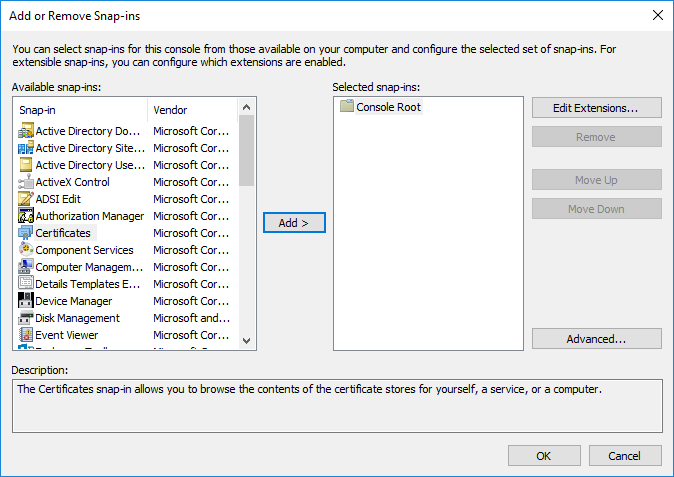 Create a SAN CSR using MMC - onkelx.nl